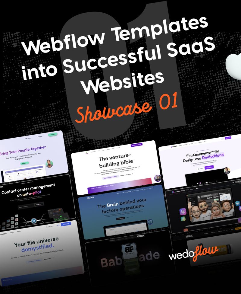 Webflow Landing Page Template – The Game Changer
